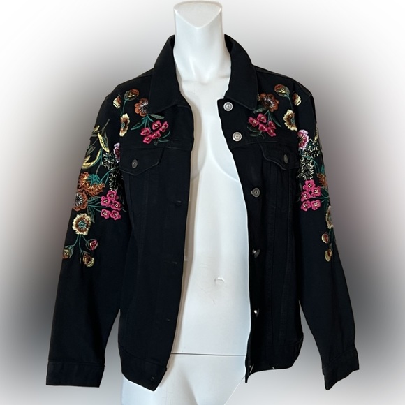 Gianni Bini | Jackets & Coats | Nwt Gianni Bini Black Denim Jacket ...